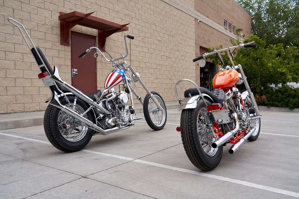 Captain America and Billy Bike - Denvers Choppers