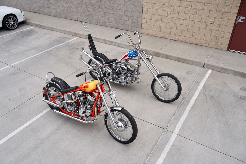 Captain America and Billy Bike - Denvers Choppers