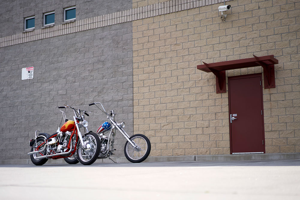 Captain America and Billy Bike - Denvers Choppers