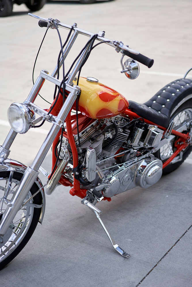 Captain America and Billy Bike - Denvers Choppers