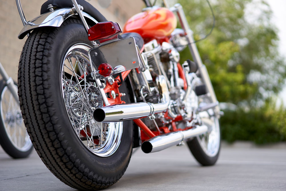 Captain America and Billy Bike - Denvers Choppers