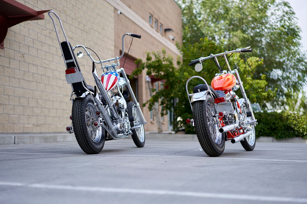 Captain America and Billy Bike - Denvers Choppers