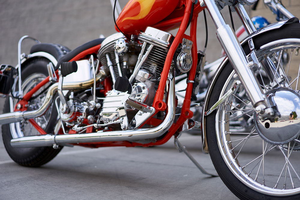 Captain America and Billy Bike - Denvers Choppers