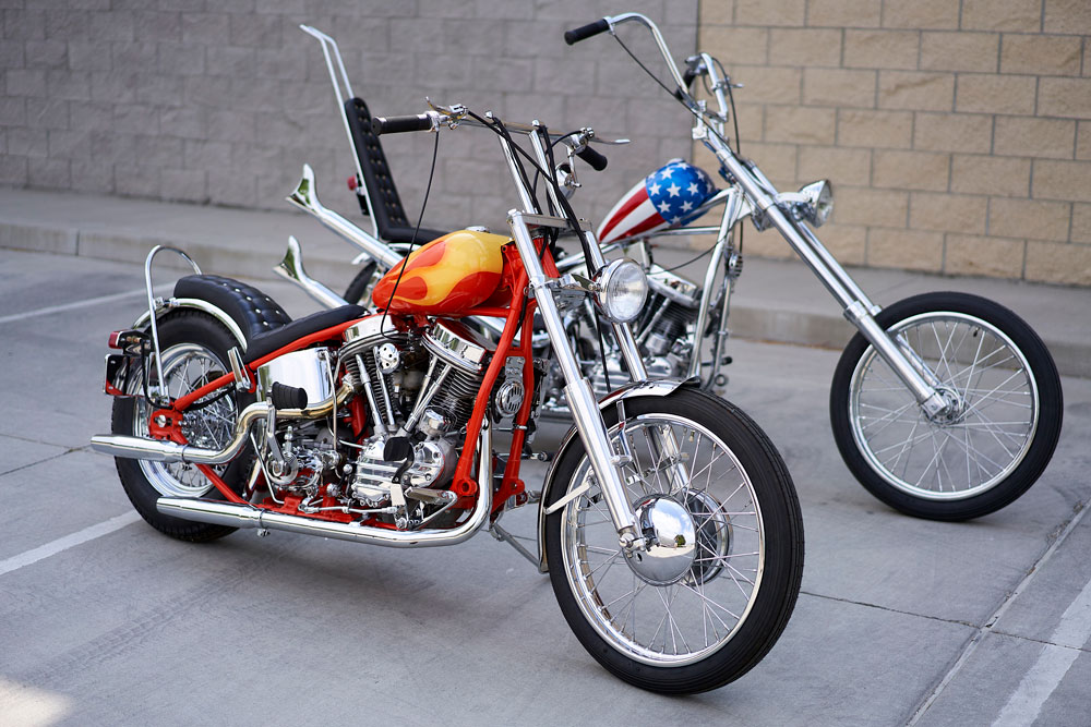 Captain America and Billy Bike - Denvers Choppers