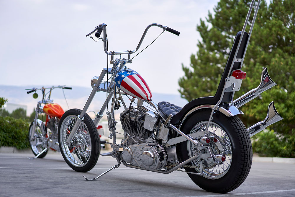 Captain America and Billy Bike - Denvers Choppers