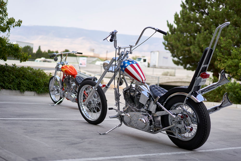 Captain America and Billy Bike - Denvers Choppers