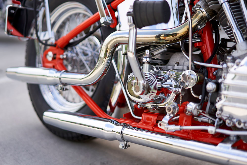 Captain America and Billy Bike - Denvers Choppers