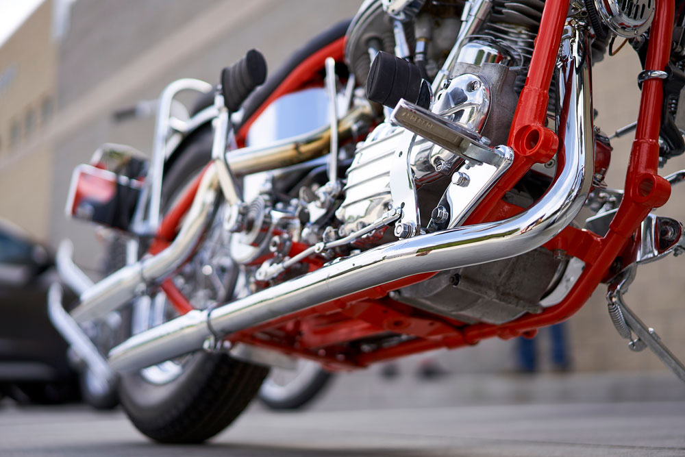 Captain America and Billy Bike - Denvers Choppers